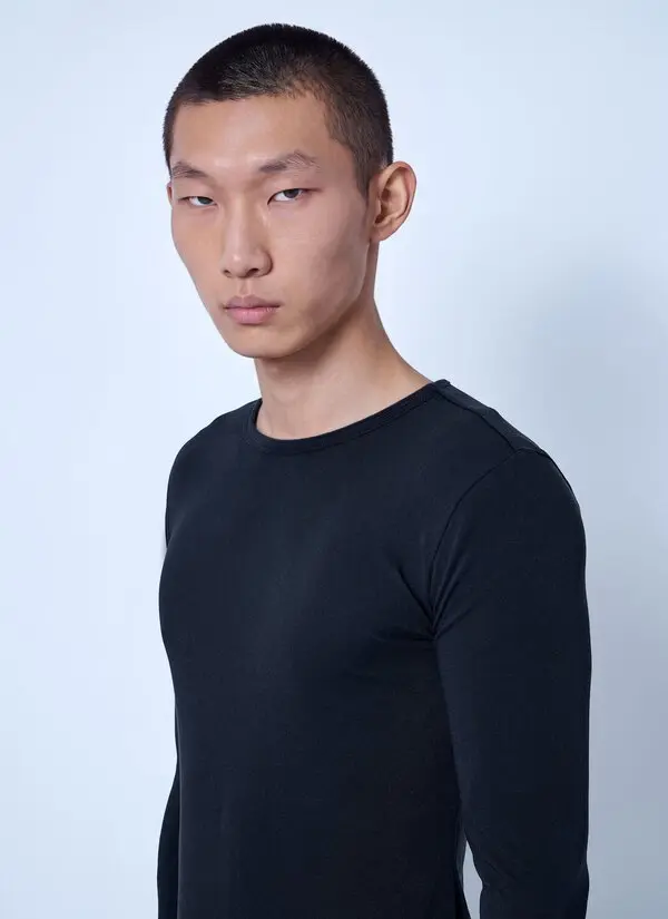 ENTIRE STUDIOS Sheer Long Sleeve Top