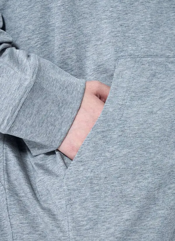 Miu Miu Zip Hoodie With Patch Detail
