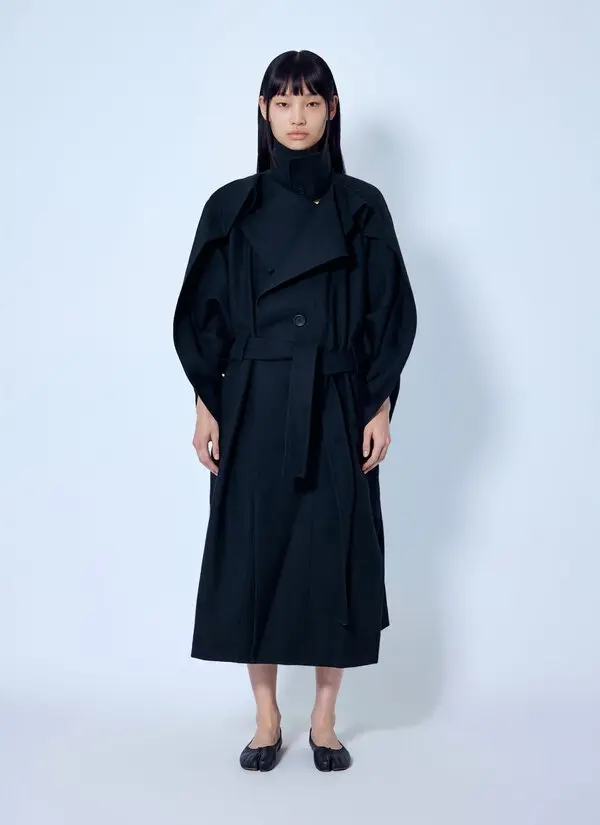 Issey Miyake Calligraph Trench Coat