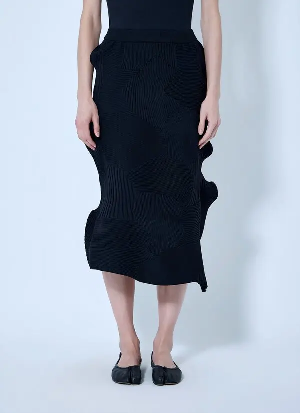 Issey Miyake Kone Kone Midi Skirt
