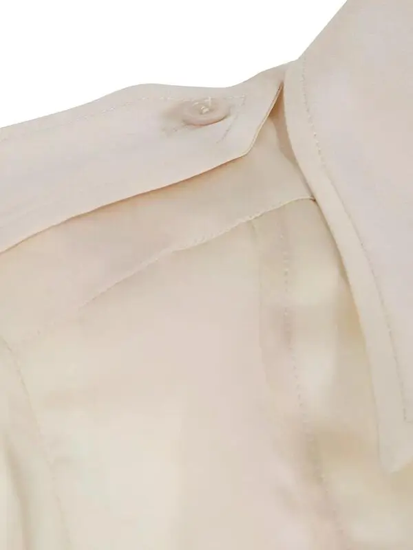 Balmain Epaulette-detail Buttoned Shirt