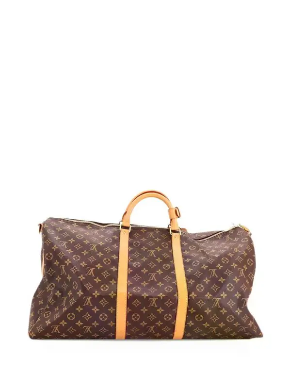 LOUIS VUITTON Keepall Bandouliere Bag Monogram Canvas 60 Travel Bag