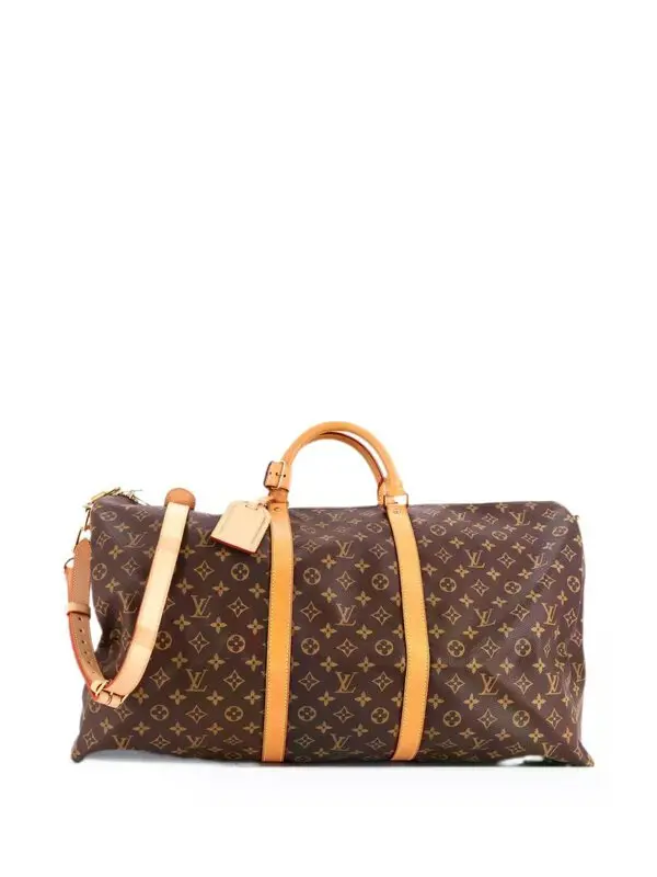 LOUIS VUITTON Keepall Bandouliere Bag Monogram Canvas 60 Travel Bag