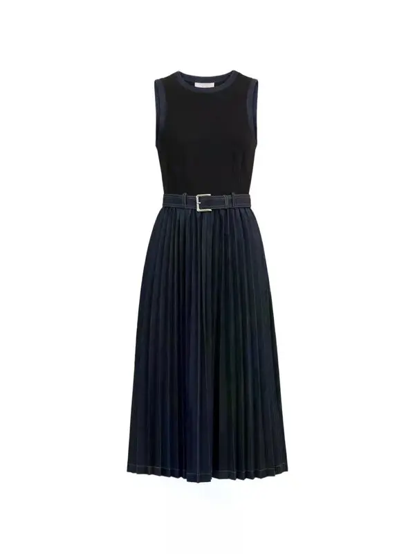 Cinq À Sept Crosby Pleated Midi Dress