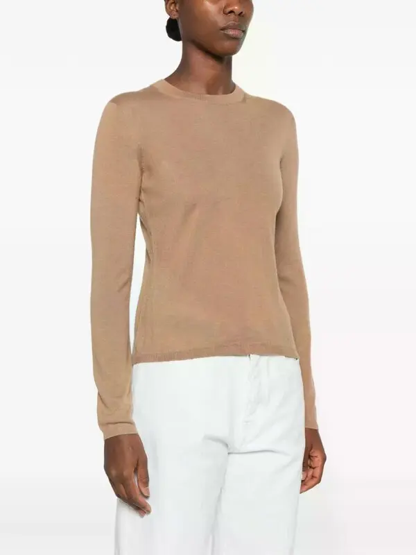 Max Mara Crew-neck Long-sleeve Sweater