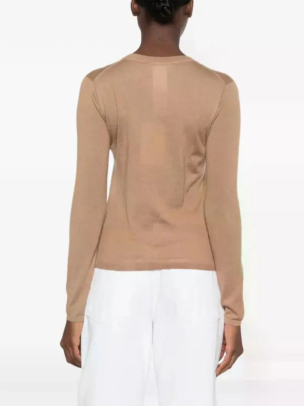 Max Mara Crew-neck Long-sleeve Sweater