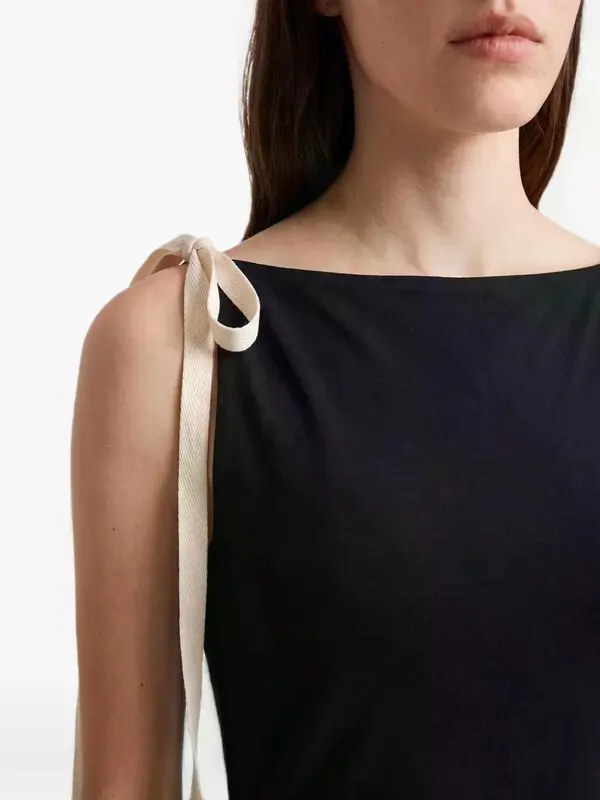 Anna Quan Testino Tie-strap Gathered Midi Dress