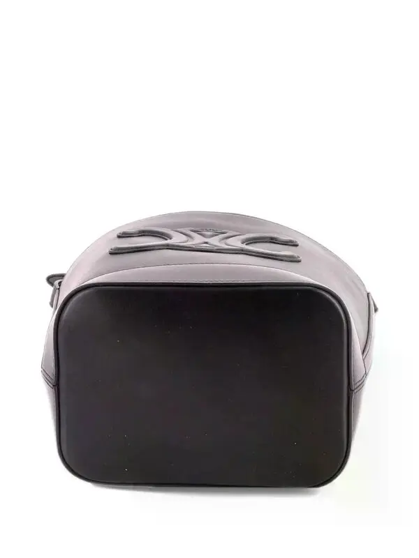 Celine Cuir Triomphe Leather Small Bucket Bag