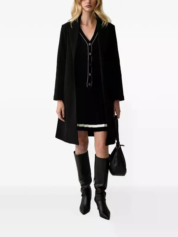 SILVIAN HEACH Pleated Stripe-trim Mini Skirt