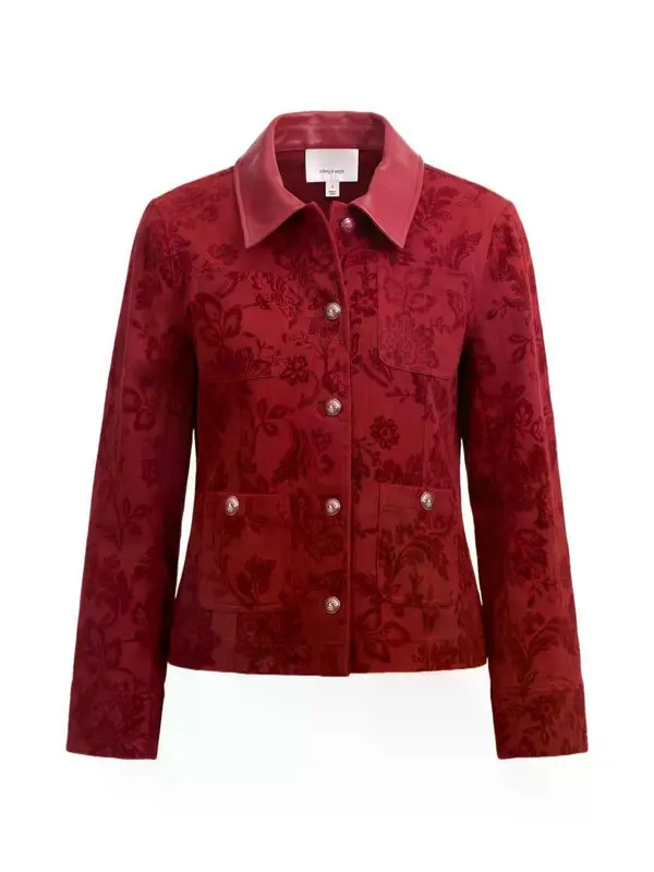 Cinq À Sept Dalton Floral-print Jacket