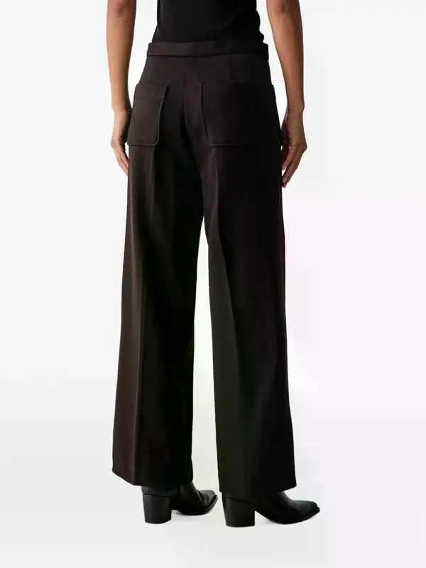 SESSUN Alberwool Patch-pocket Cropped Trousers