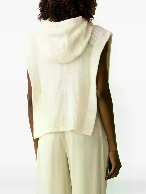Patrizia Pepe Ribbed-knit Sleeveless Sweater