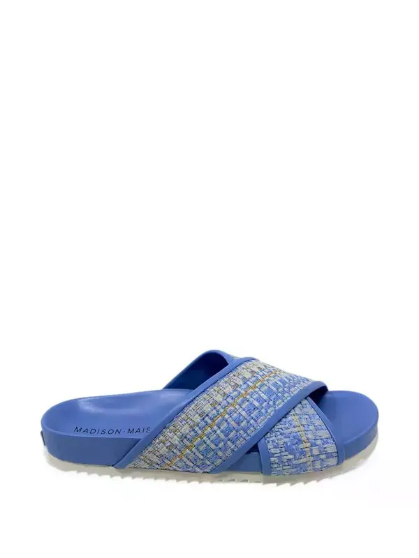 ANTENORA Tweed Crossover Slides