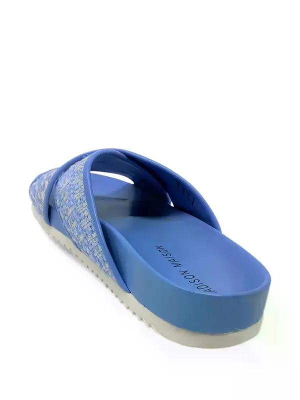ANTENORA Tweed Crossover Slides