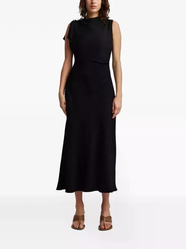 Anna Quan Charlie Draped-detail Midi Dress