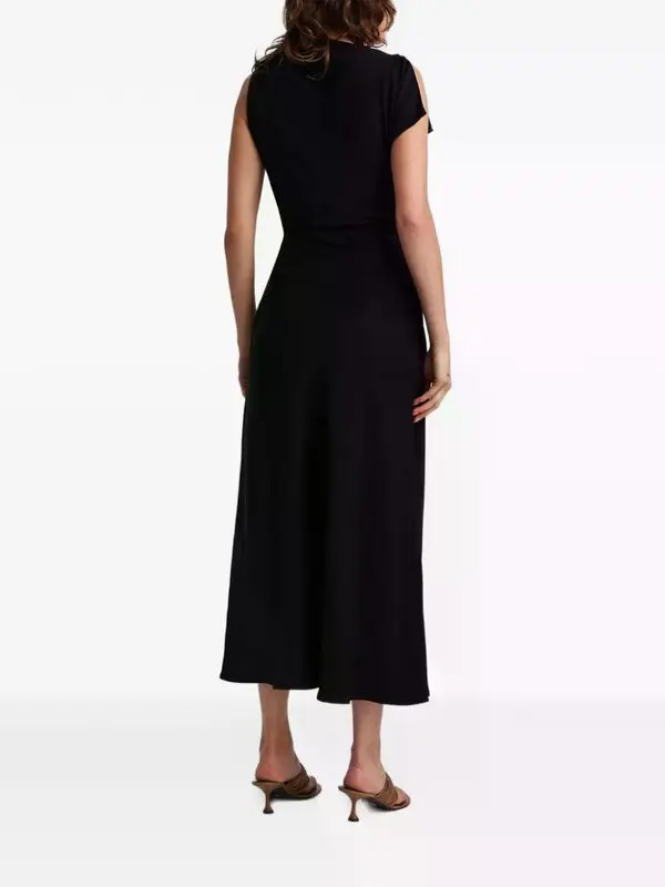 Anna Quan Charlie Draped-detail Midi Dress