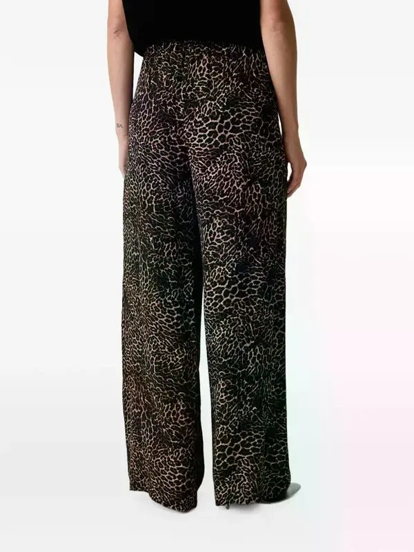 SILVIAN HEACH Leopard-print Palazzo Pants