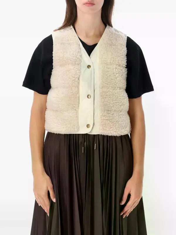 Moncler Fluffy Teddy Padded Gilet