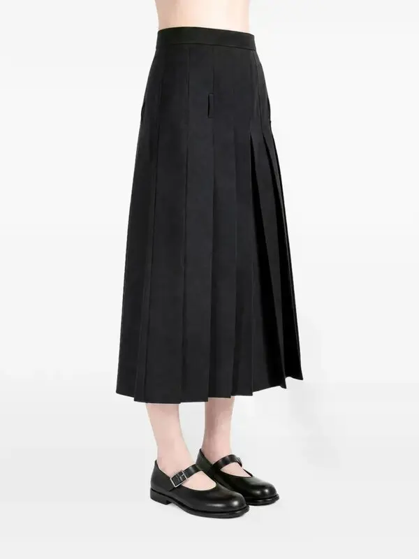 ANN DEMEULEMEESTER Rosi Pleated Wool Trousers