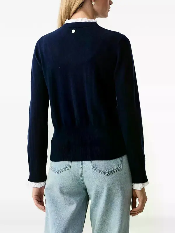 SILVIAN HEACH Ruffle-trim Cardigan