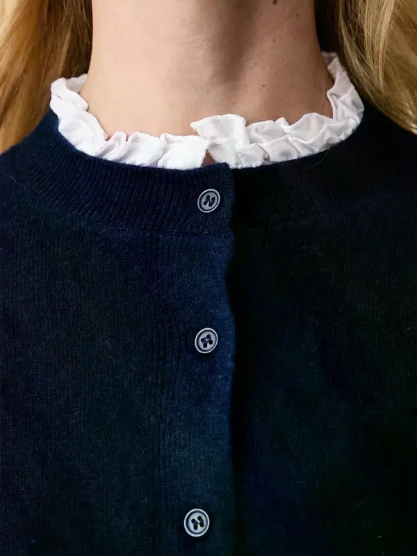 SILVIAN HEACH Ruffle-trim Cardigan