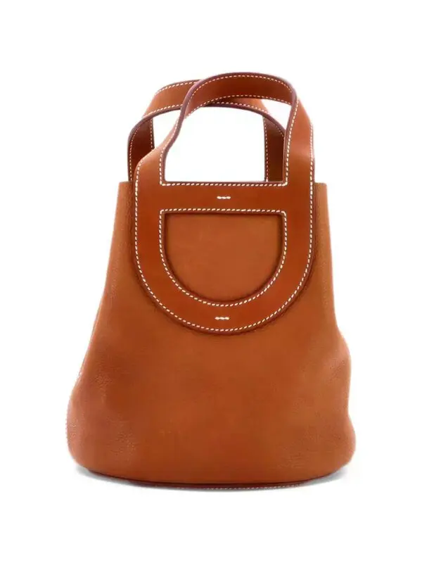 Hermès In-the-loop Bag Barenia Faubourg With Swift 18 Bucket Bag