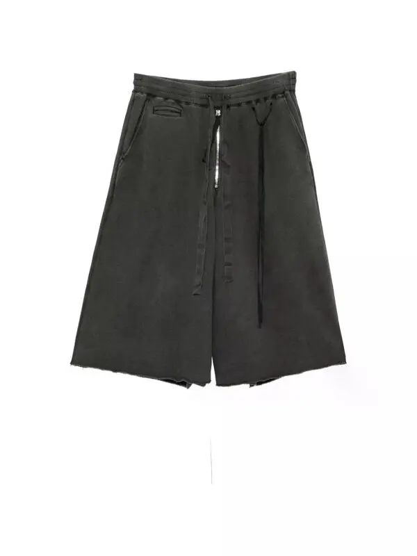 MIDORIKAWA Faded Raw-cut Shorts