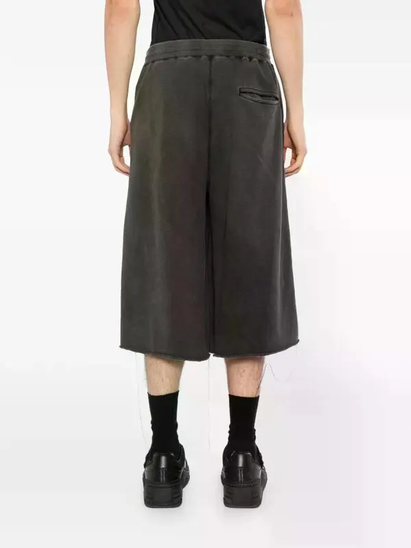 MIDORIKAWA Faded Raw-cut Shorts