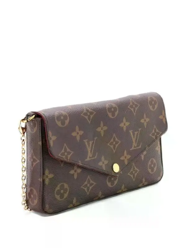 LOUIS VUITTON Felicie Pochette Monogram Canvas Crossbody Bag