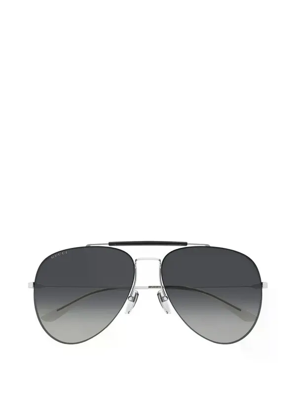 Gucci Pilot-frame Sunglasses - Silver