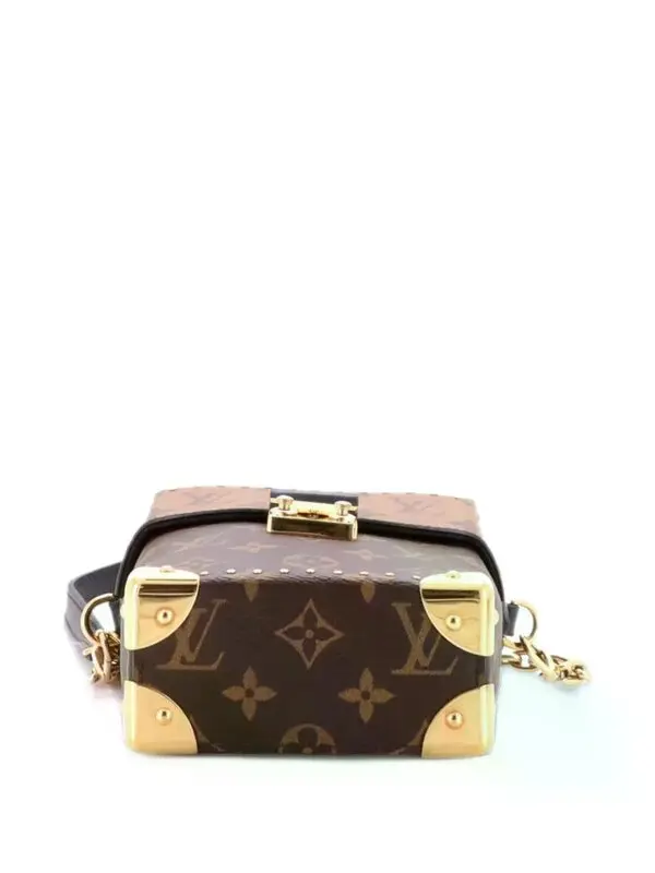 LOUIS VUITTON Camera Box Nm Handbag Studded Reverse Monogram Canvas Crossbody Bag