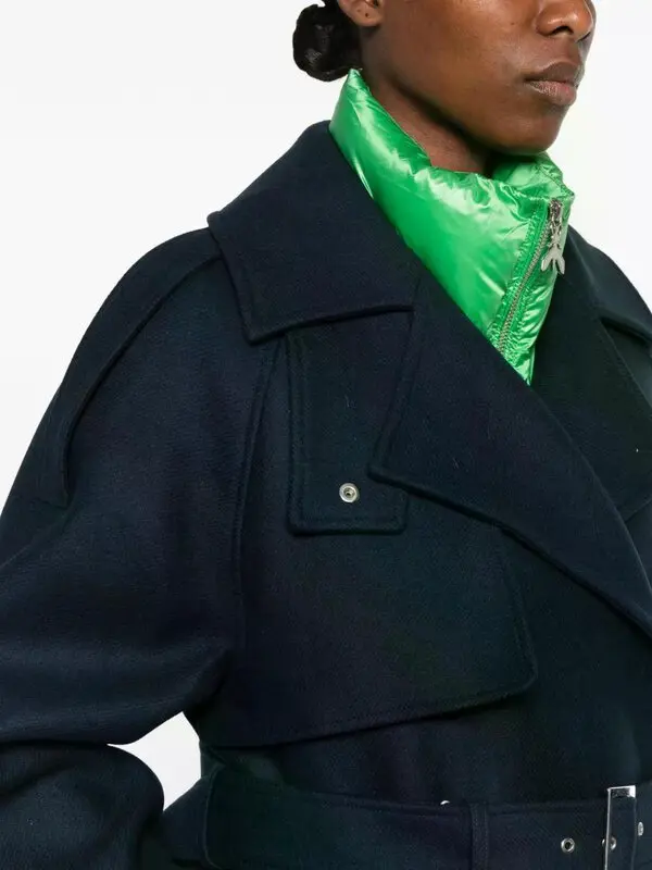 Patrizia Pepe Belted Double-breasted Coat