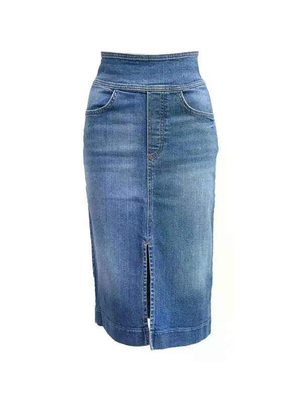 Ba&sh Date Pencil Skirt - Blue