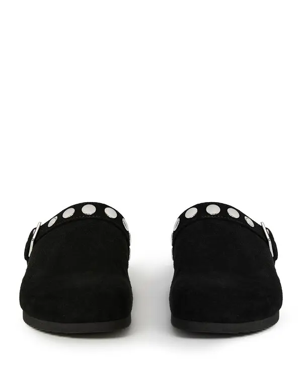 Paige Weaver Suede Studded Mules