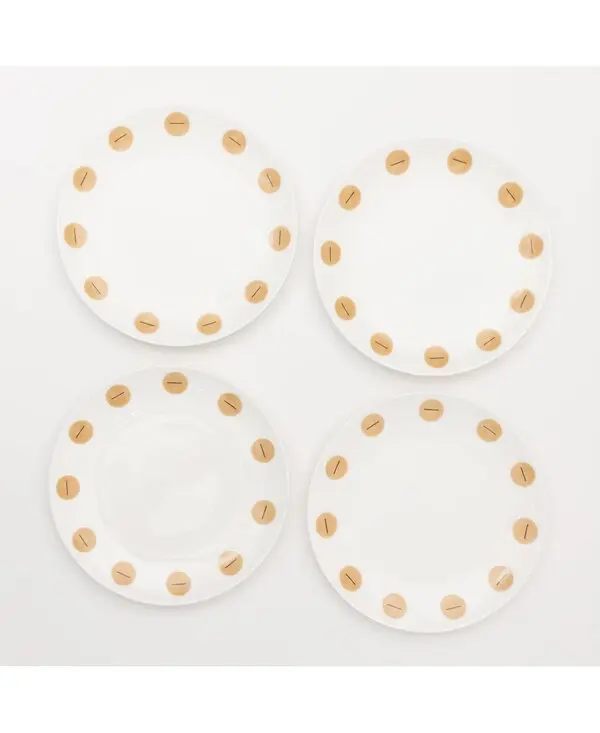 HOUSE OF REVELRY Sunset Strip Bone China Salad Plate, Set Of 4