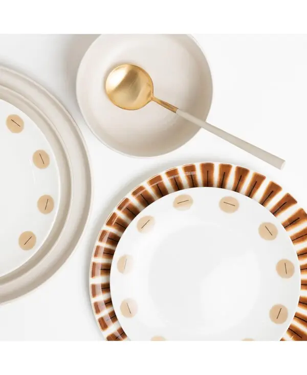 HOUSE OF REVELRY Sunset Strip Bone China Salad Plate, Set Of 4