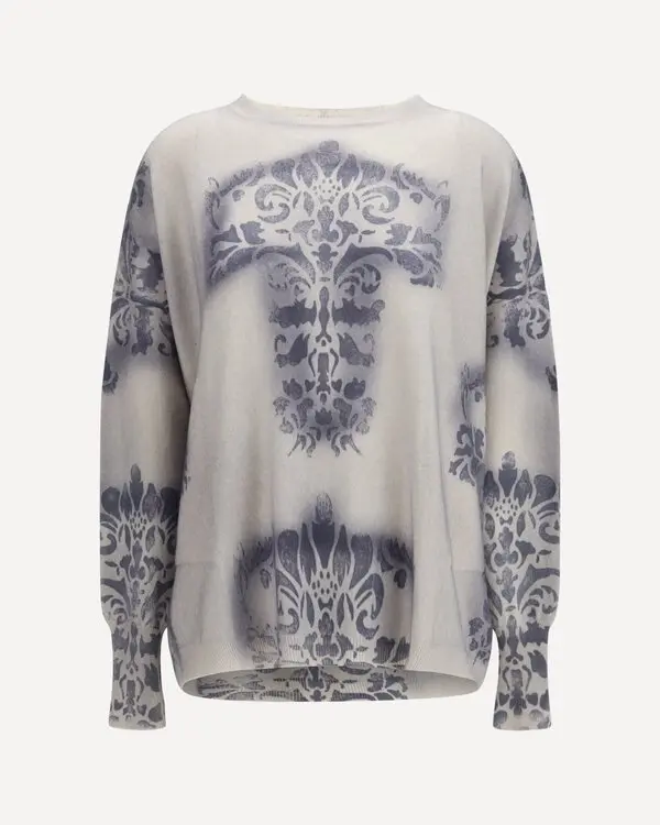 VERYBUSY Cahmere Crew-neck Weater