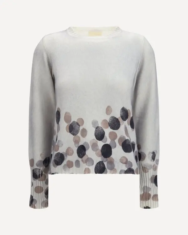 VERYBUSY Cashere Crew-neck Sweater Feale