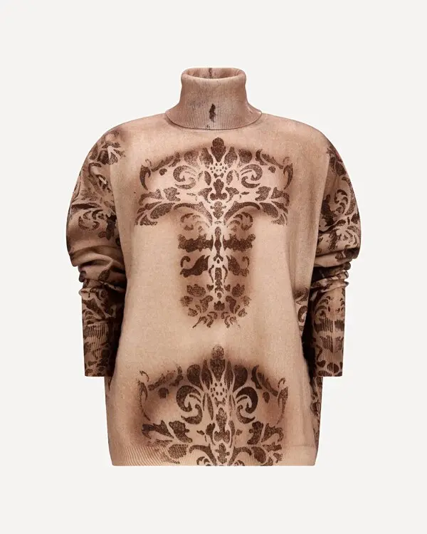 VERYBUSY Oversized High-neck Sweater Feale