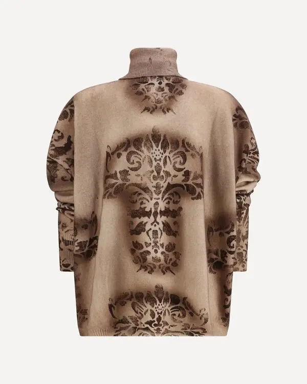 VERYBUSY Oversized High-neck Sweater Feale