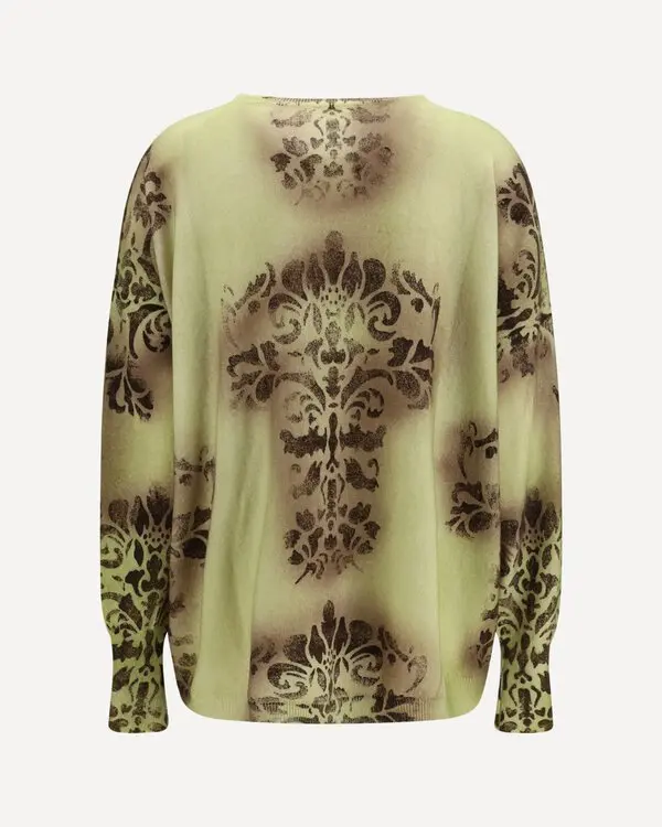VERYBUSY Cashere Crew-neck Sweater Feale