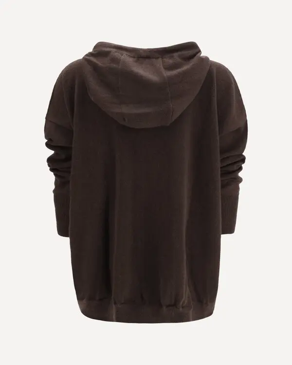 VERYBUSY Cashmere Hooded Sweatshirt
