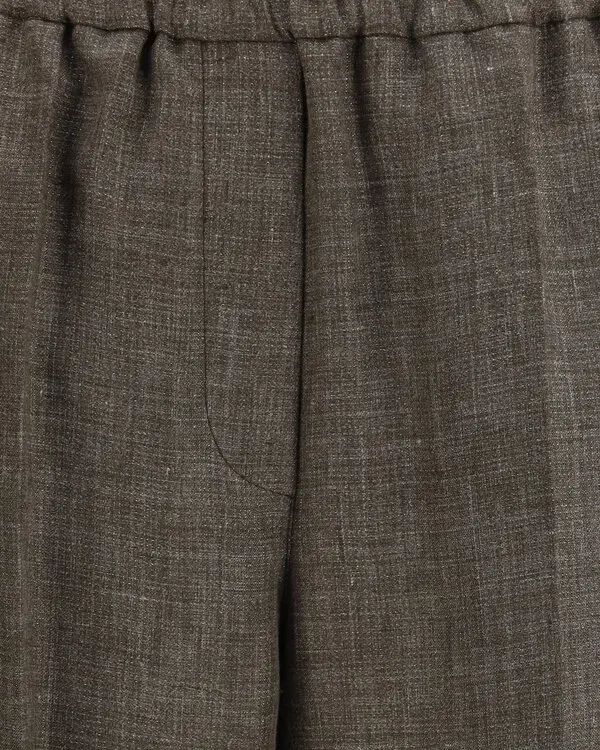 Brunello Cucinelli High-rise Linen Pants