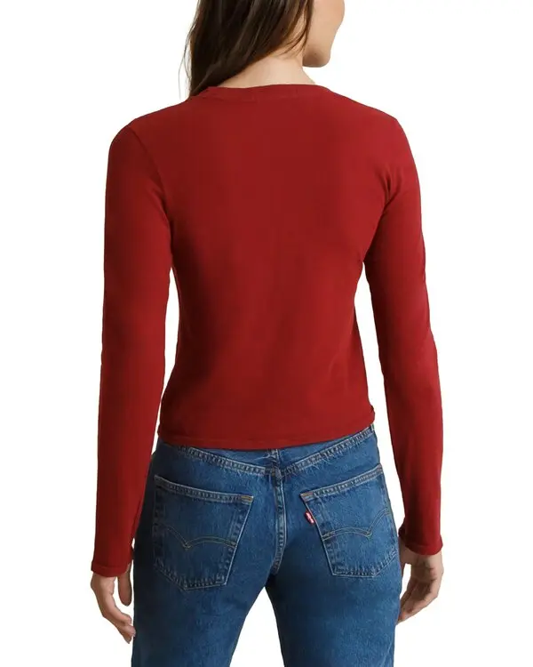 PERFECTWHITETEE Lisa Cotton Long Sleeve Tee