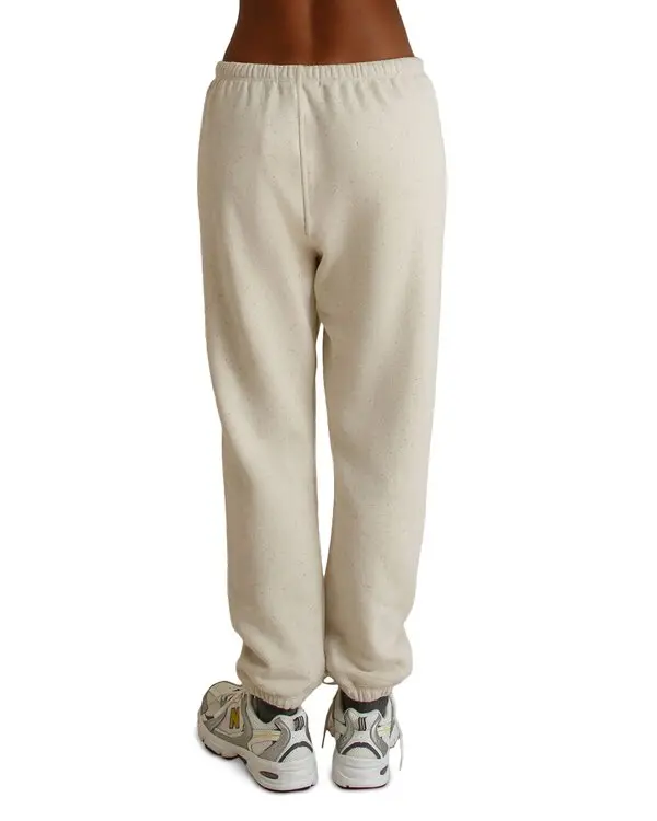PERFECTWHITETEE Cotton Speckled Jogger Pants