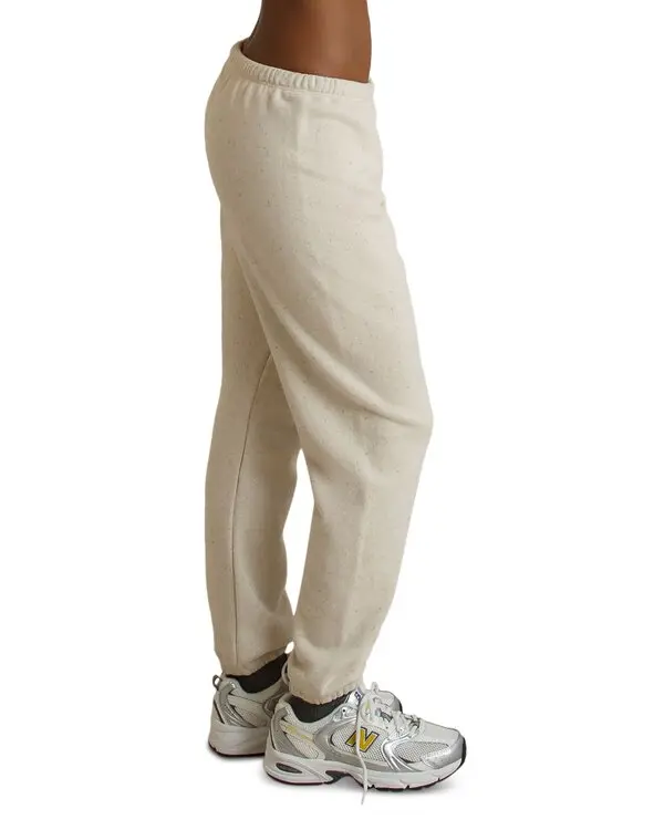 PERFECTWHITETEE Cotton Speckled Jogger Pants