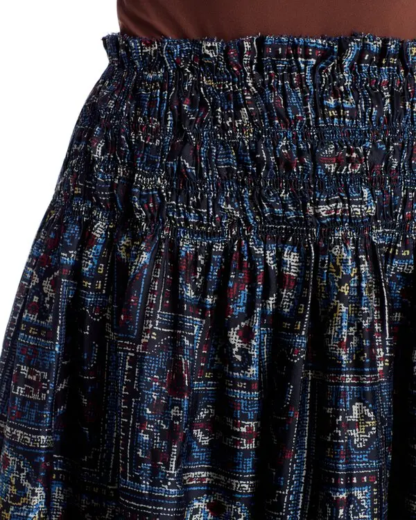 The Great. The Canary A Line Midi Skirt