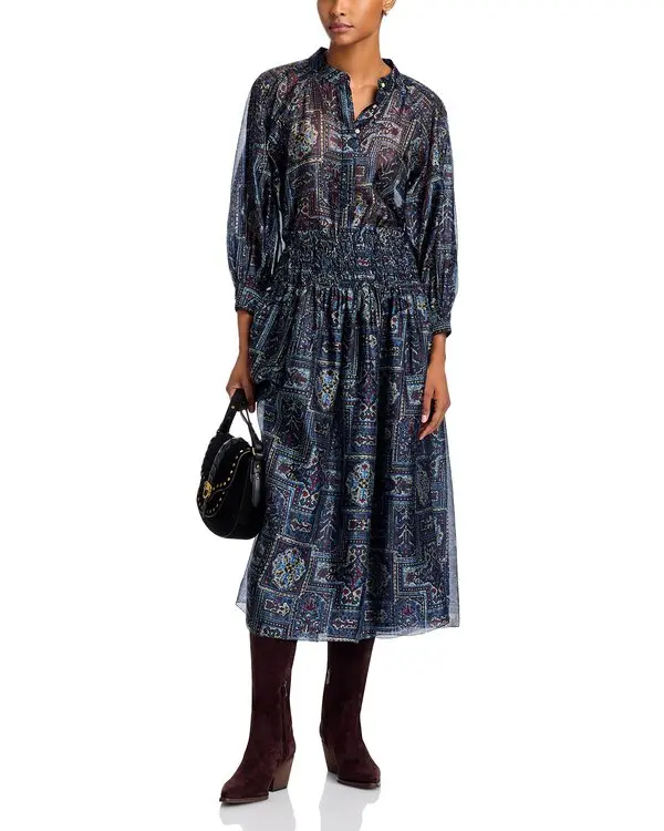 The Great. The Canary A Line Midi Skirt