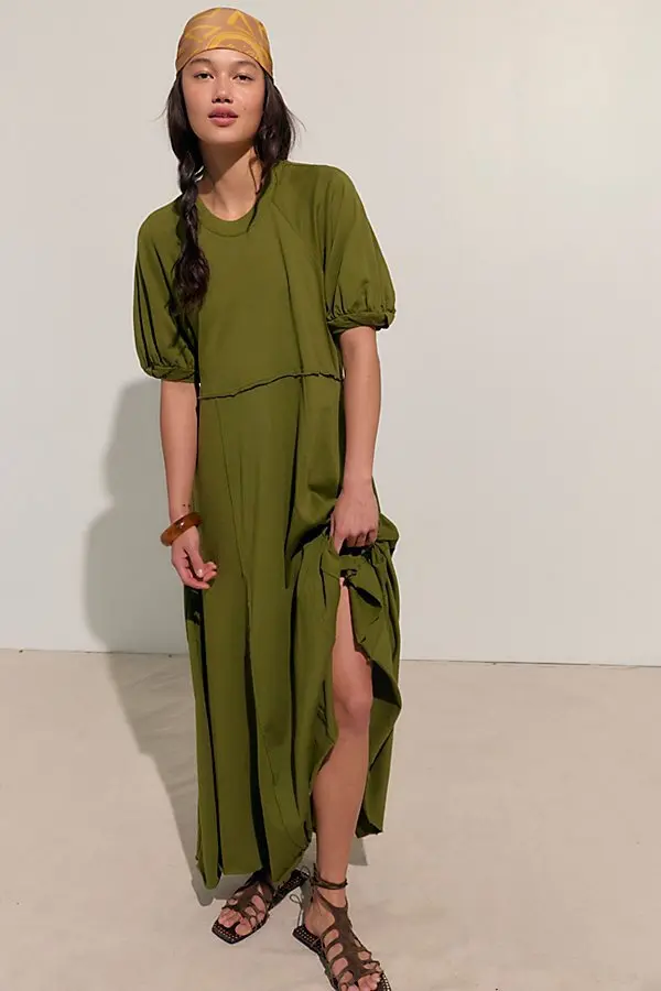 Free People Brentwood 100% Cotton Maxi Dress - Ferngully