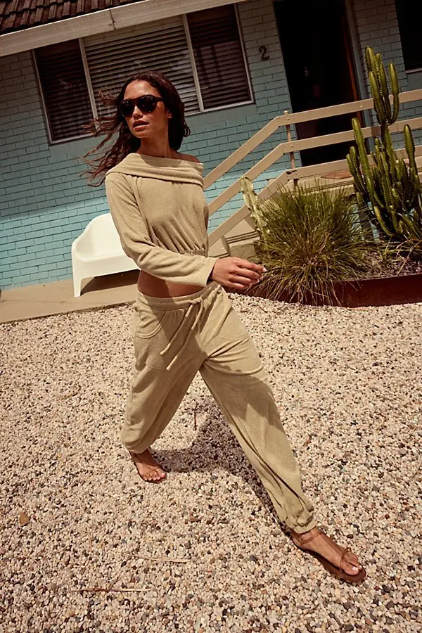 Free People Clay Terry Pant Set